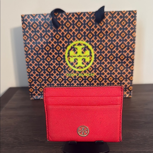 Tory Burch | Bags | Tory Burch Red Card Case And Shopping Bag Authentic ...